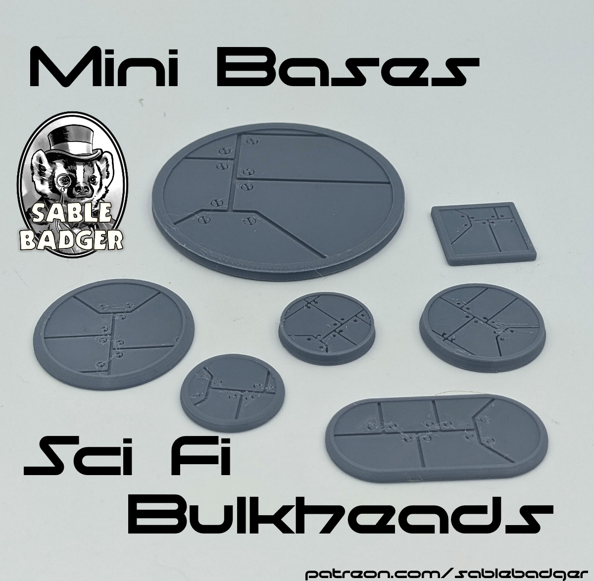Mini Bases - Bulkheads - Sablebadger 3D Gallery